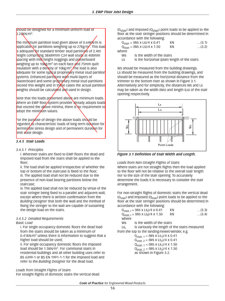 EWP Code of Practice - Stairs | PDF | Stairs | Beam (Structure)