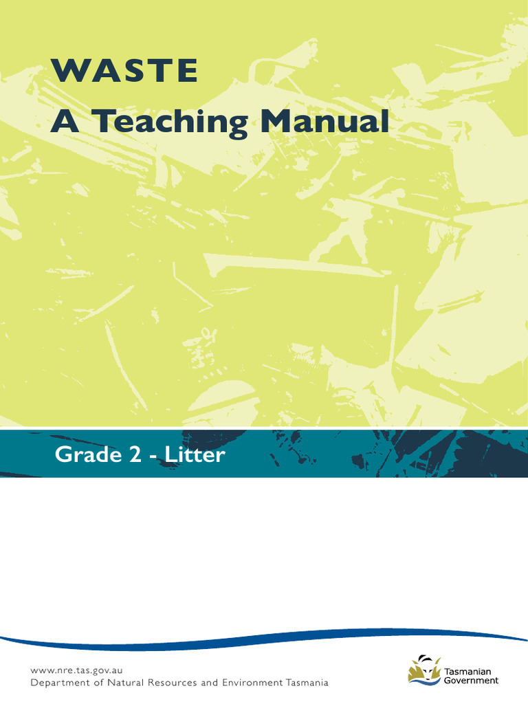 WASTE A Teaching Manual Grade 2 - Litter | PDF | Sustainability | Recycling