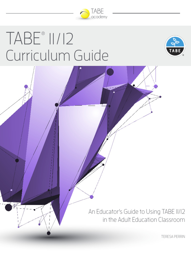 TABE11 12CurriculumGuide | PDF | Phonics | Mathematics