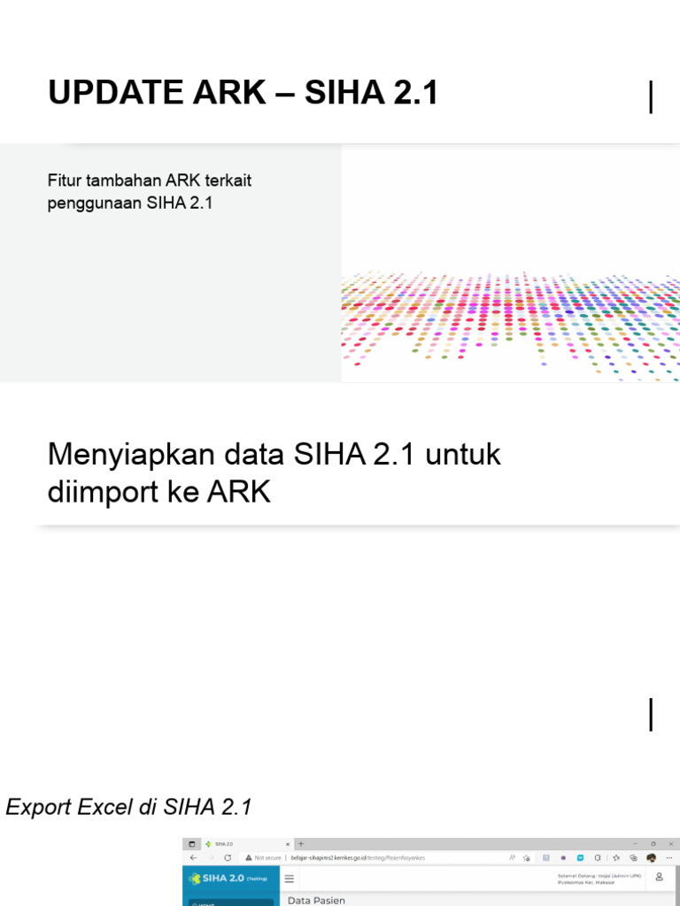 Update ARK - SIHA 2.1 230530 | PDF