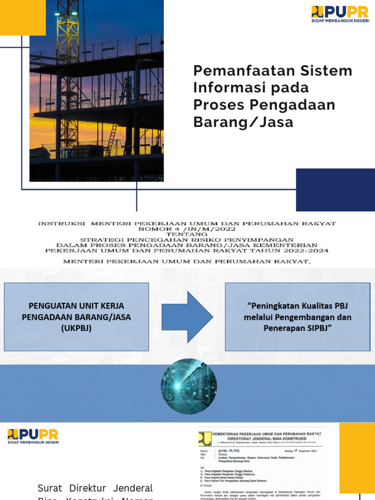 Panduan Penggunaan SIKOMPAK dan SIPBJ | PDF