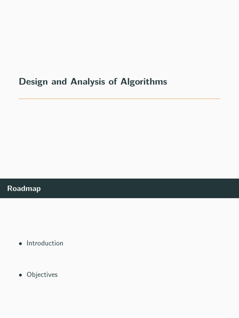 DAA Unit 1 | Download Free PDF | Time Complexity | Algorithms