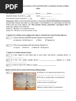 Druga Pisana Provjera Znanja Iz Povijesti - Hrvatska U Razvijenom I ...