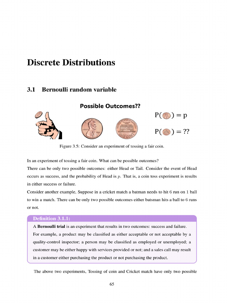 Discrete Random Variables | PDF Discrete Random Variables | PDF