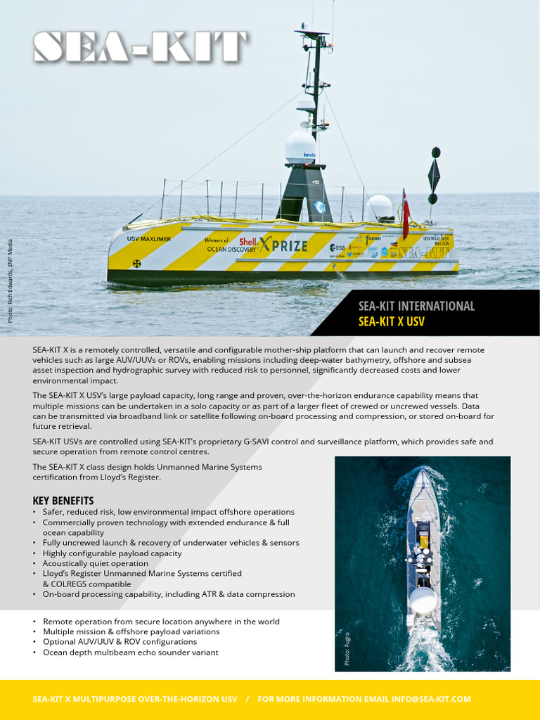 SEA-KIT X USV Commercial Brochure | PDF