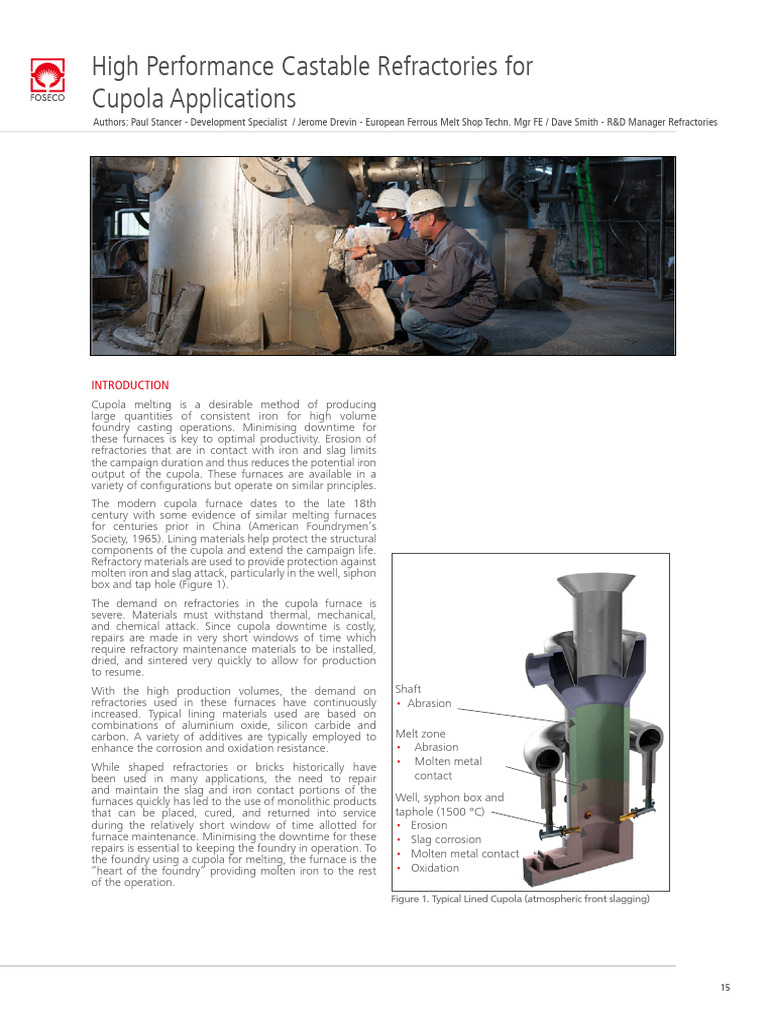 FP265 - 2 - High Performance Castable Refractories | PDF | Refractory | Foundry