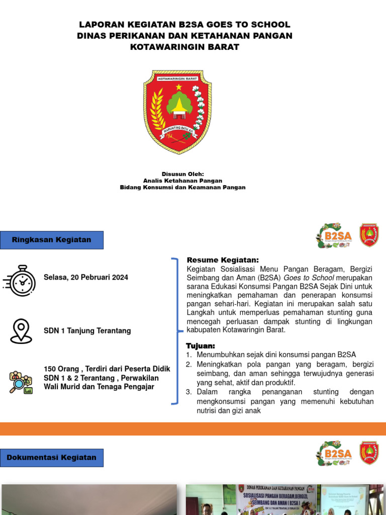 B2SA Goes To School Update | PDF | Teknologi & Rekayasa