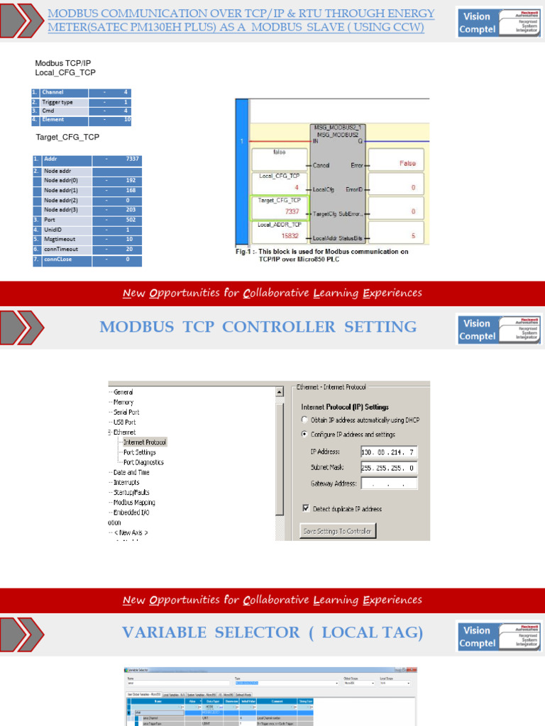 Modbus Communication Setup Guide | PDF | Network Protocols | Computer Standards