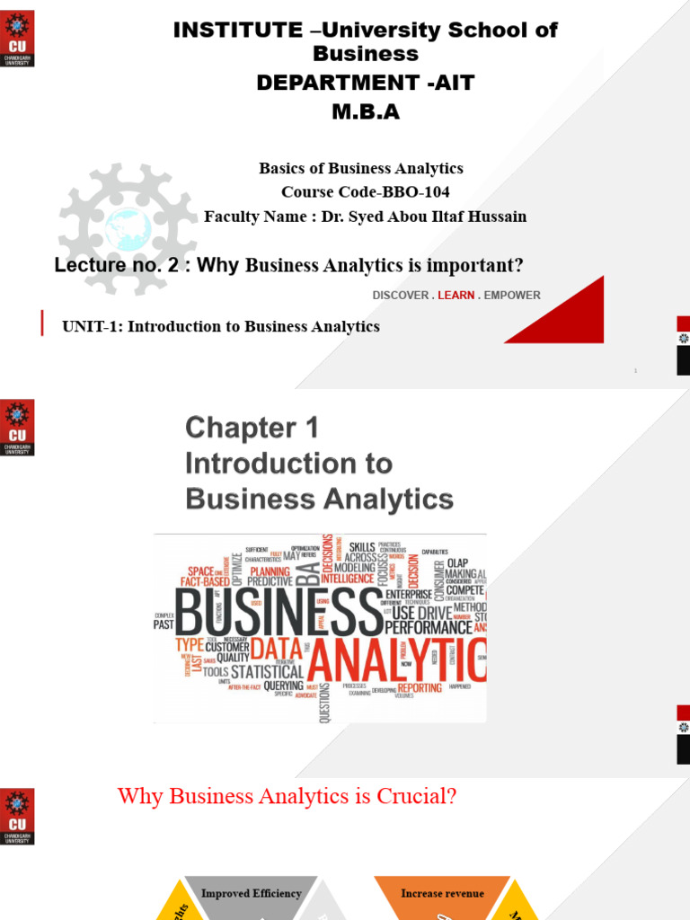 Lecture 2 | PDF | Analytics | Predictive Analytics