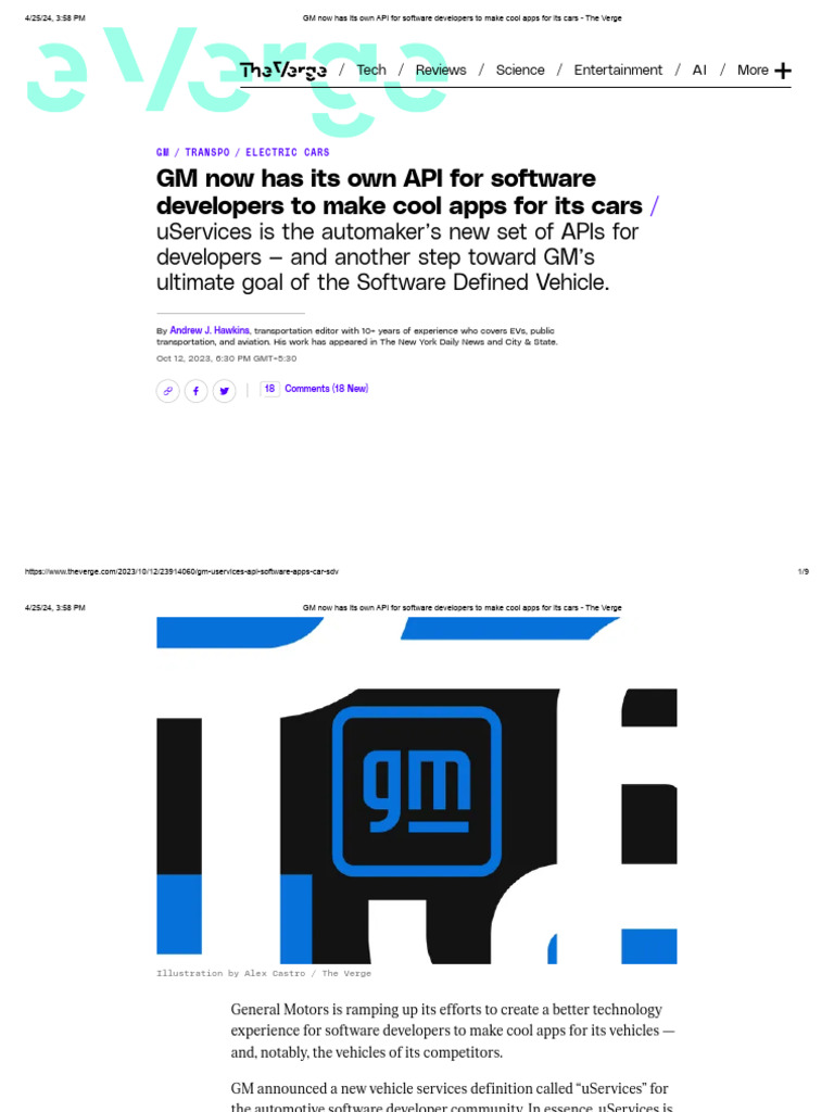 GM Now Has Its Own API For Software Developers To Make Cool Apps For ...