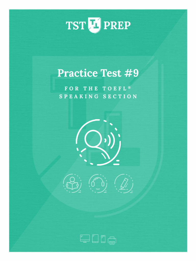 09.03 TST Prep Complete Test The Speaking Section | PDF | Leadership ...