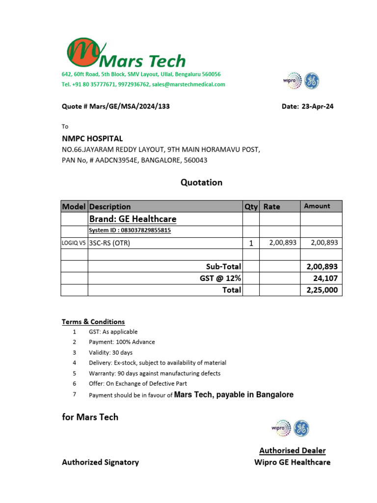 NMPC Spare q133 | PDF