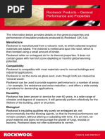 ROXUL Safe® Fire Safing Insulation - Data Sheet | PDF | Wall | Building ...