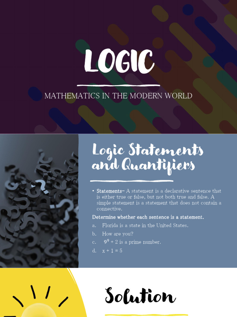 MMW Logic | PDF | Argument | If And Only If