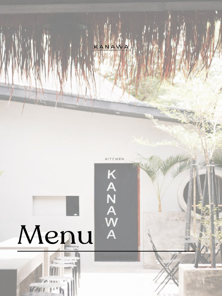 Menu Variasi Makanan dan Minuman Kanawa | PDF