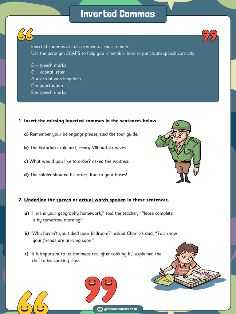 Inverted Commas (OAK a) | PDF