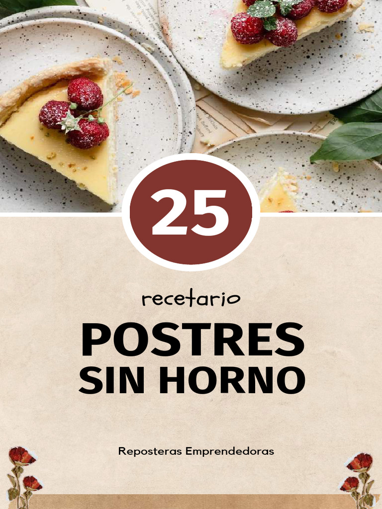 Recetario de Postres Sin Horno | PDF | Tarta de queso | Chocolate