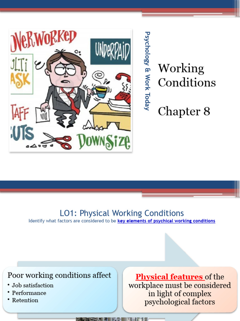 CHAPTER 8 Working Conditions | PDF | Sexual Harassment | Job Satisfaction