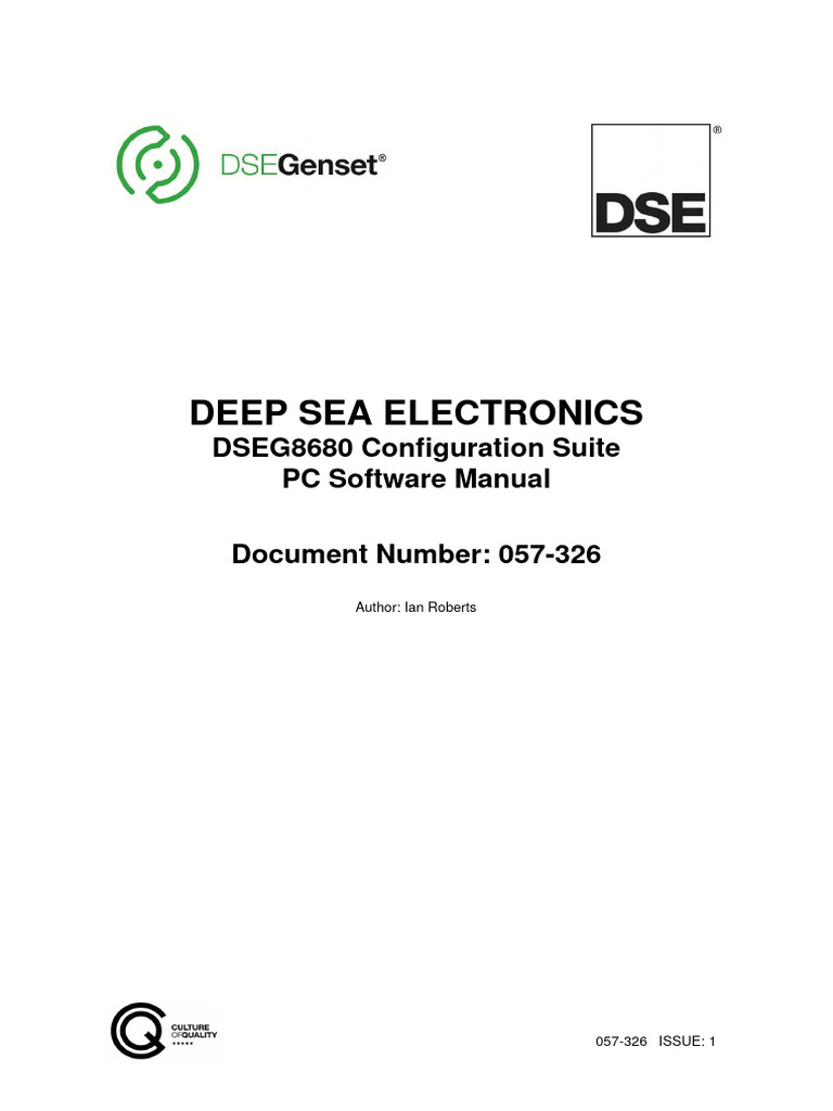 DSEG8680-Software-Manual DEEP SEA G8 Series | PDF | Usb | Computer Data Storage