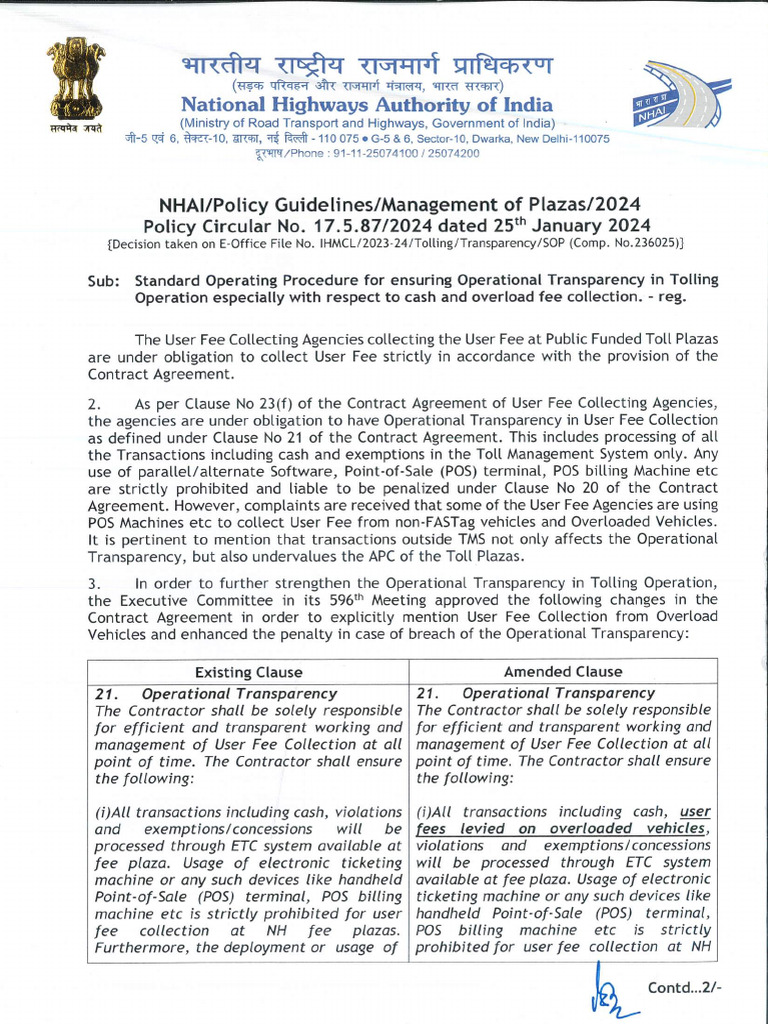 Circular 25.01.2024 | PDF