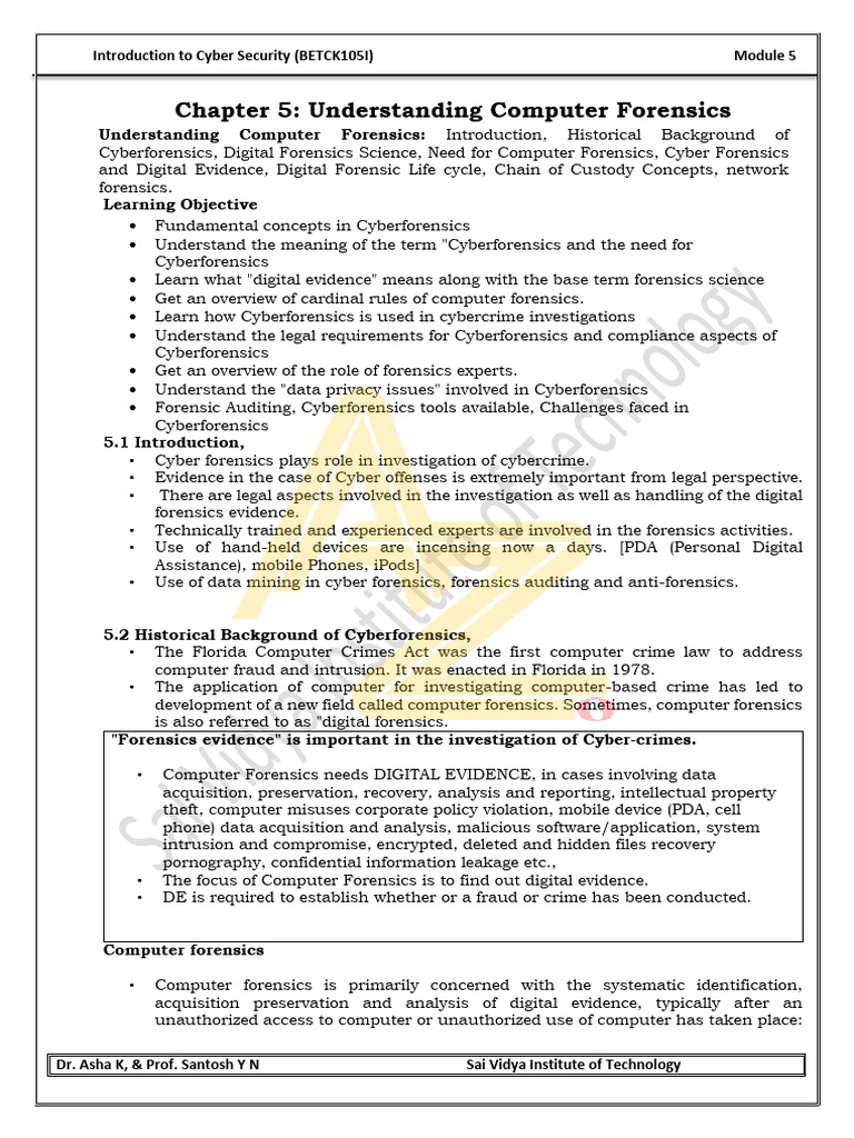 Betck105i Mod5@Azdocuments - in | PDF | Computer Forensics | Computer File