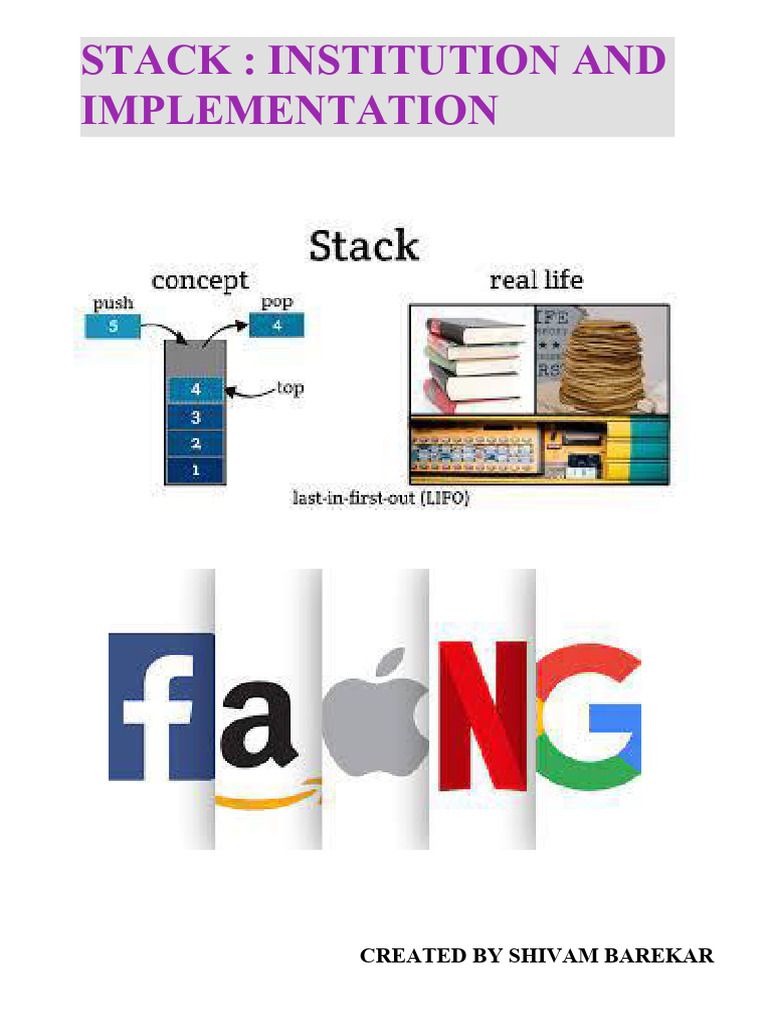 Stack - Institution and Implementation | PDF | Software Engineering ...