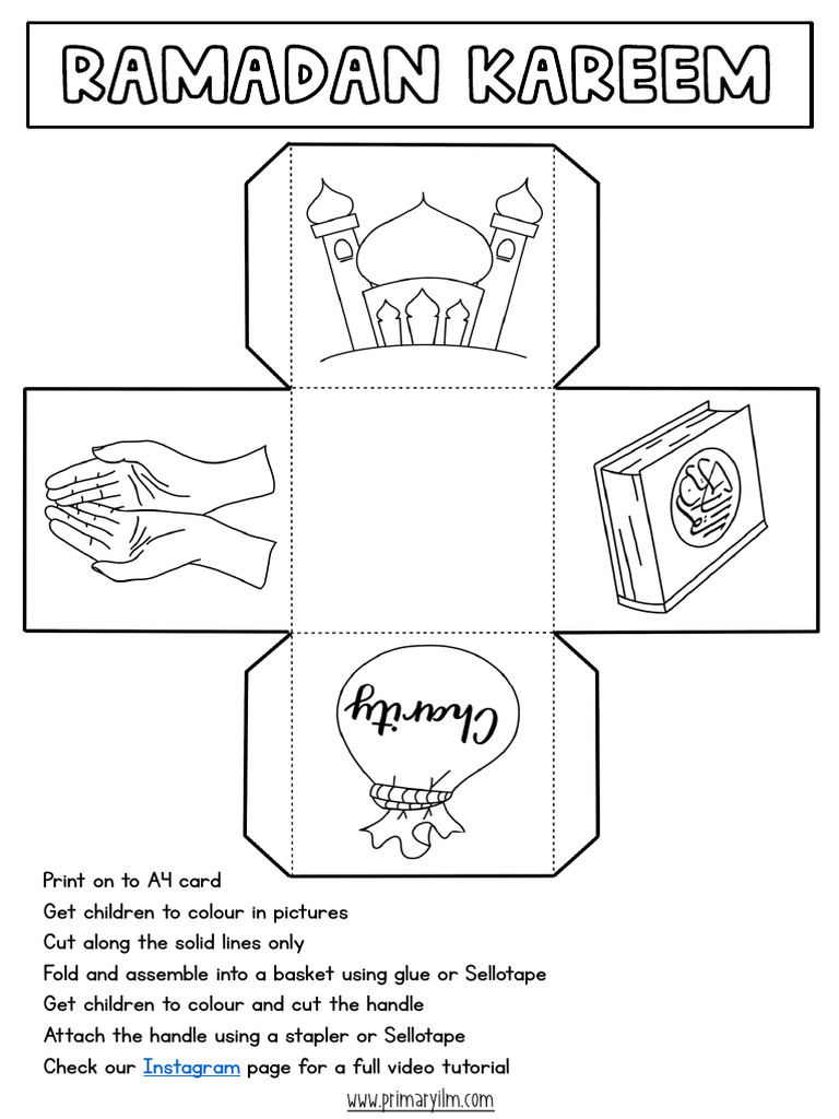 Ramadan Basket Activity 1 | PDF | Home & Garden