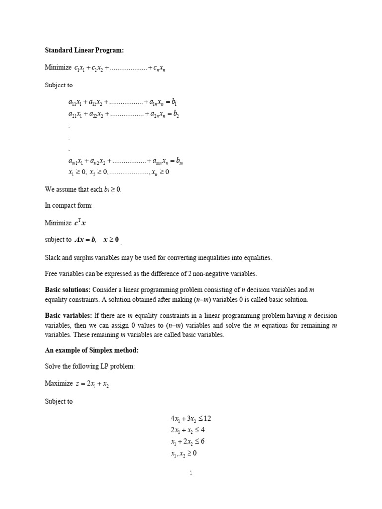 Lect7 10 | PDF | Linear Programming | Theoretical Computer Science