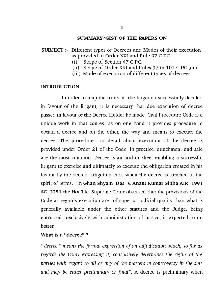 Execution 2 34 | PDF | Judgment (Law) | Lawsuit