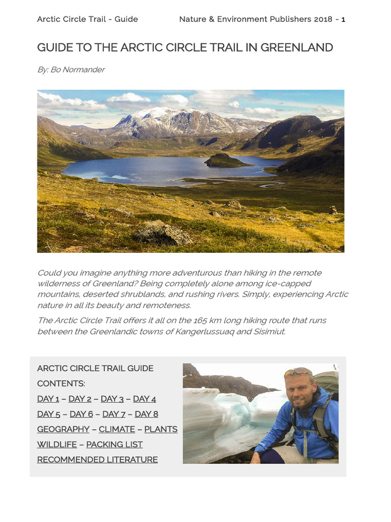 Arctic Circle Trail Guide in English | PDF | Hiking | Trail