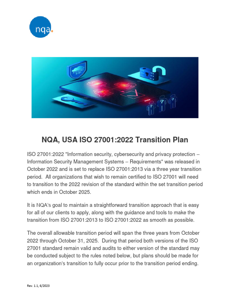 2022 CLIENT Transition Plan r1 1 | PDF | Audit | Information Security