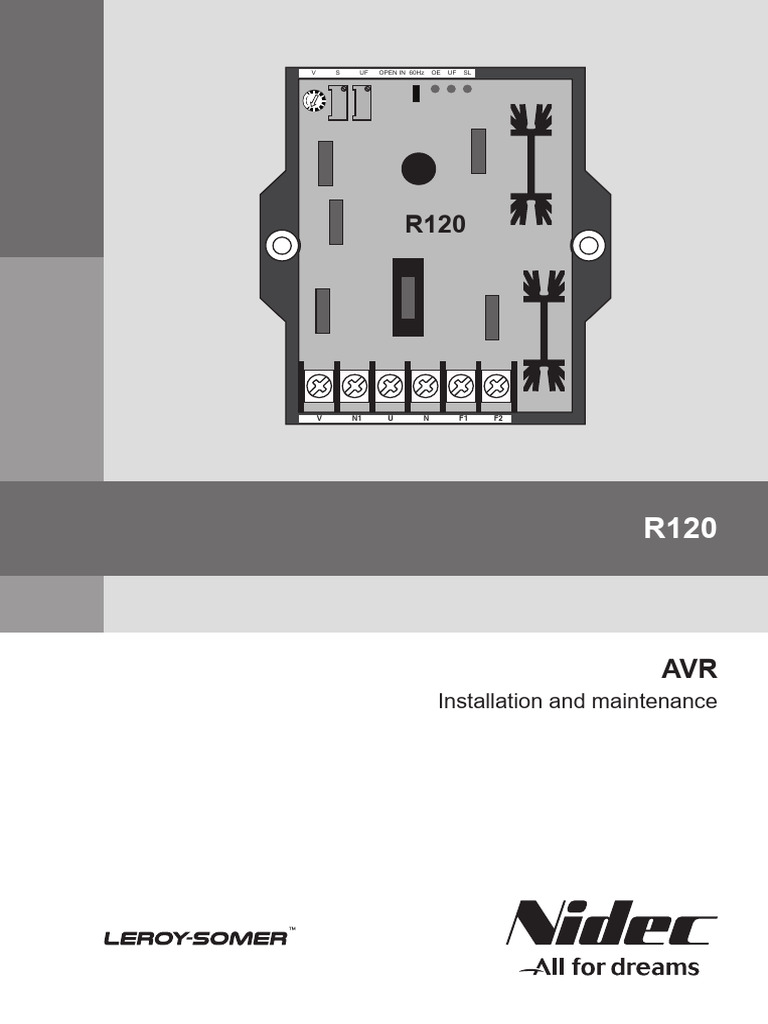 Avr 120 | Download Free PDF | Alternating Current | Electric Generator