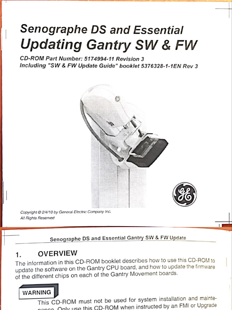 Updating Gantry SW & FW | PDF