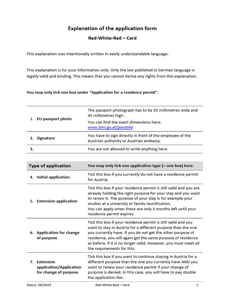 Red-White-Red Card Application Guide | PDF | Diploma | Academic Certificate