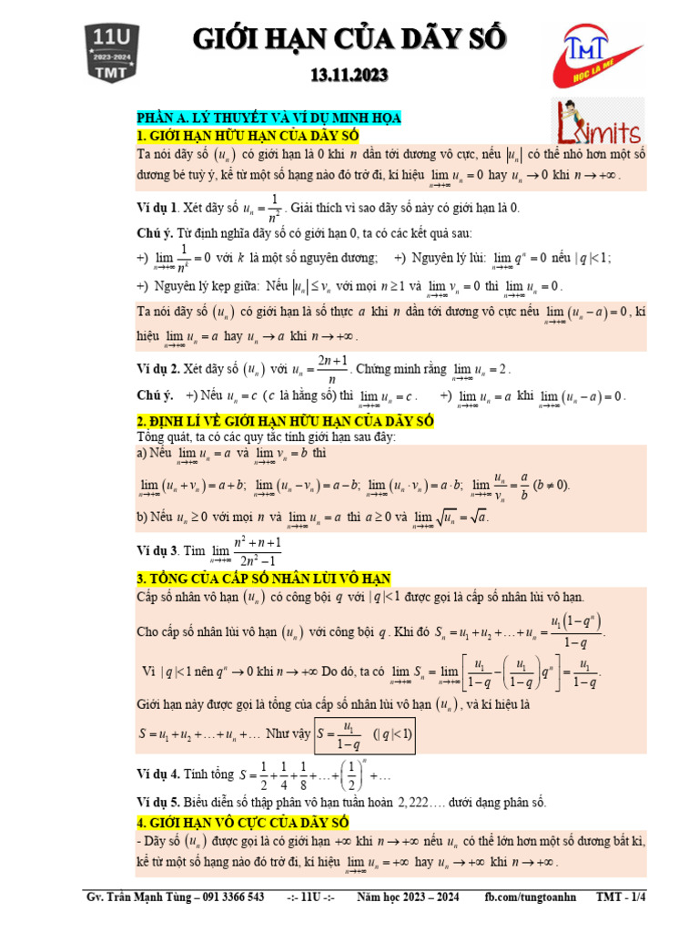 11.8 Gioi Han Day So | PDF