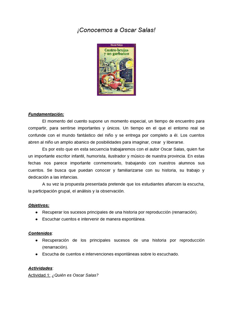 Secuencia Oscar Salas | PDF