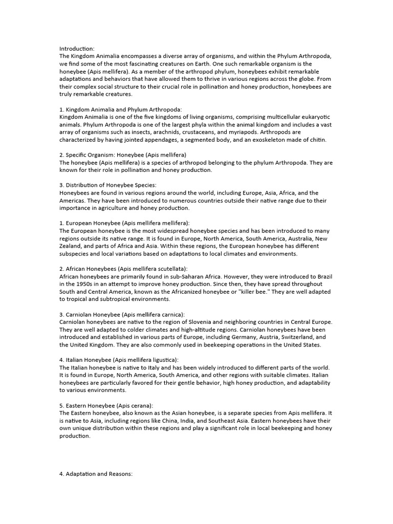 Kingdom Classification Notes (GR 7) | PDF | Western Honey Bee | Honey Bee