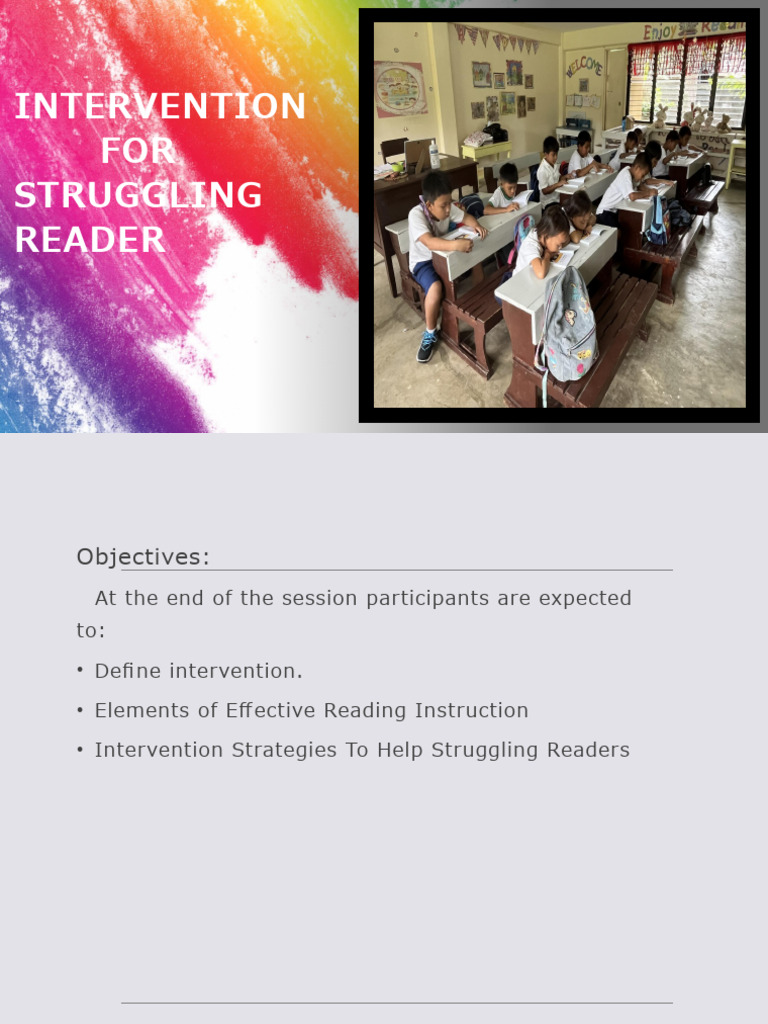 Intervention For Struggling Reader (Slac) | PDF | Phonics | Learning