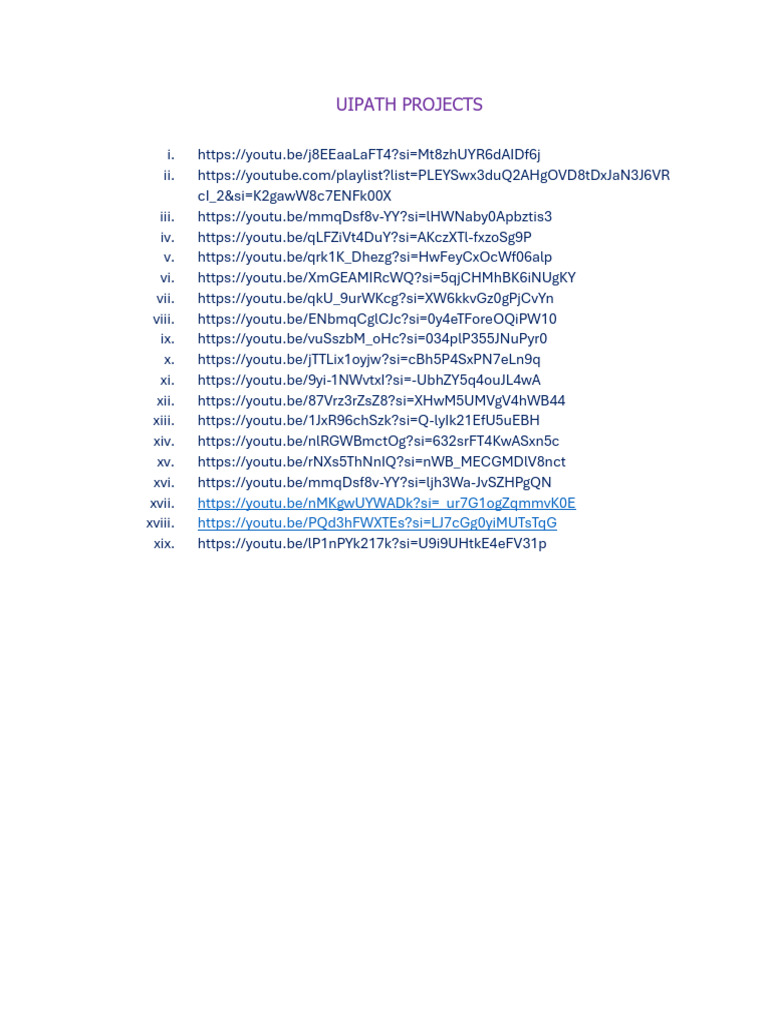 Uipath Projects | PDF