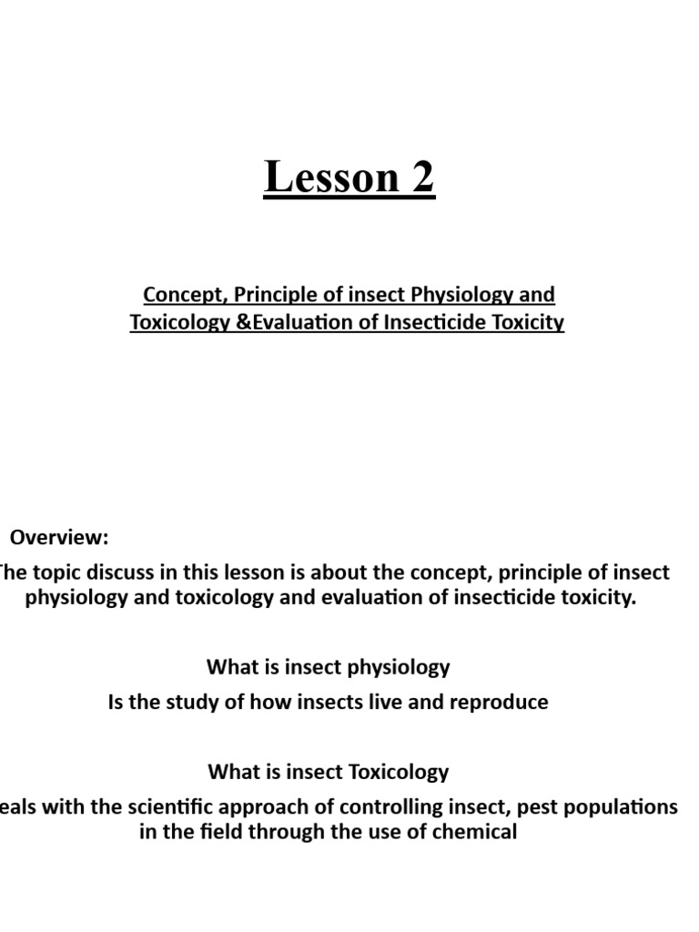 Lesson 2-WPS Office | PDF | Pest (Organism) | Pesticide