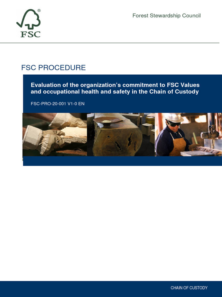 FSC-PRO-20-001_V1-0_EN_Evaluation_of_FSC_Values_Health_and_Safety_in ...