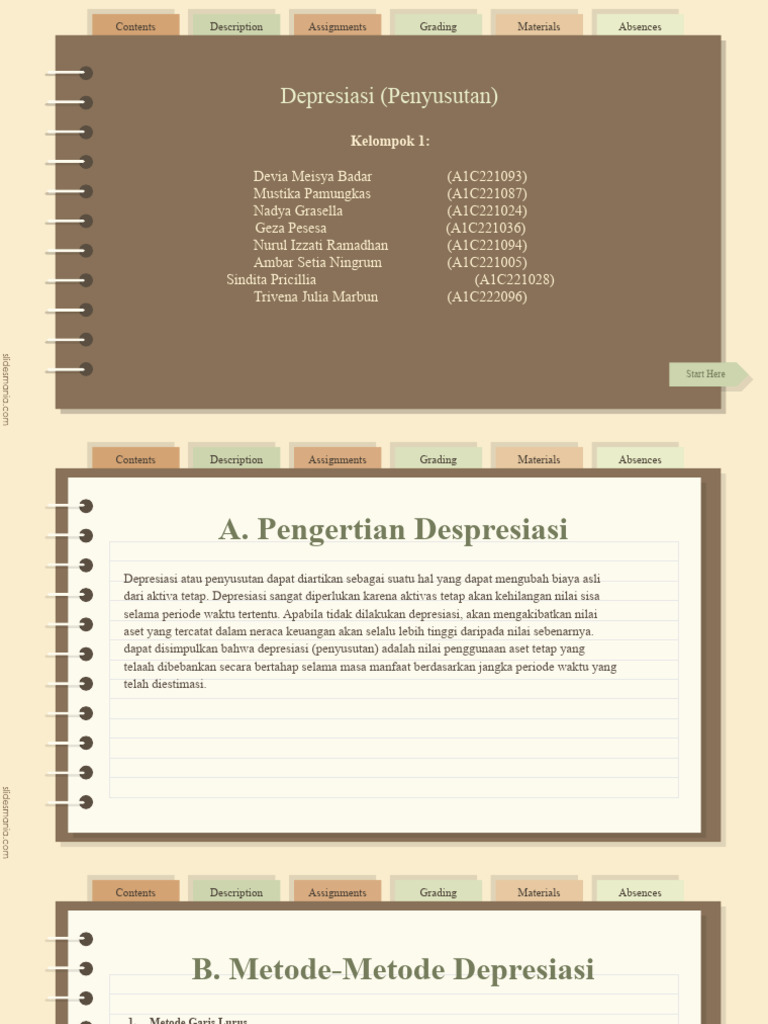 Syllabus Notebook SlidesMania | PDF