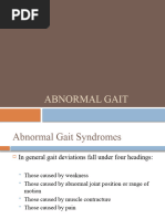 Types of Gaits With Descriptions | PDF