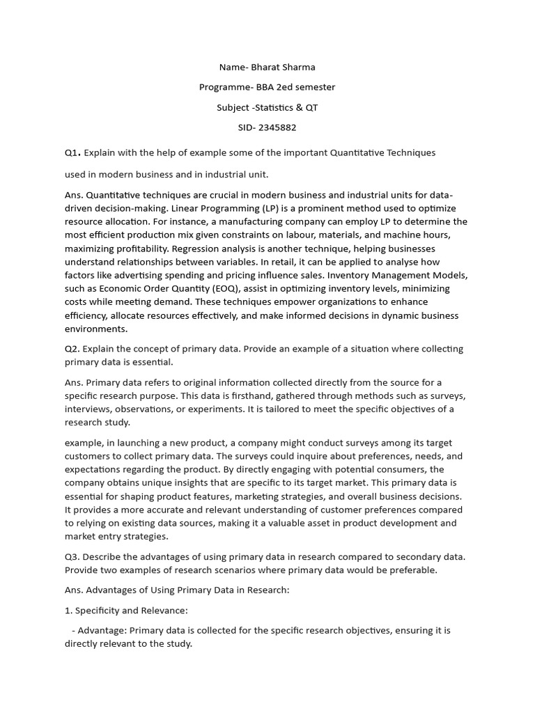 Name | PDF | Arithmetic Mean | Data