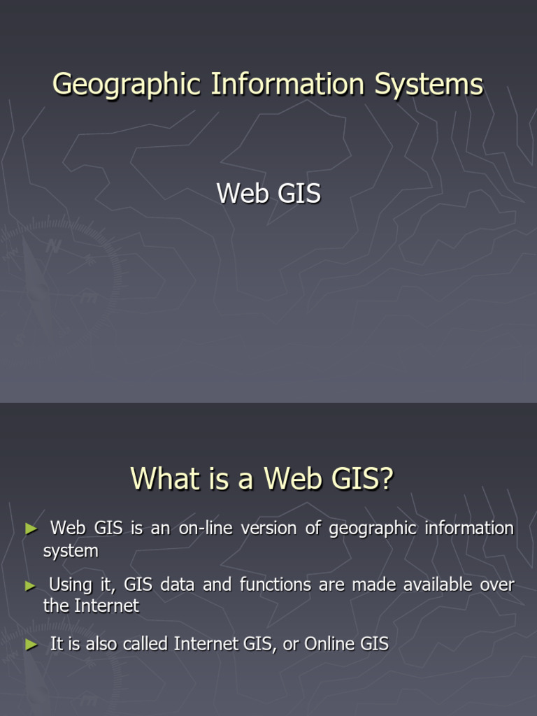 Gisweb Pdf Geographic Information System Client Server Model