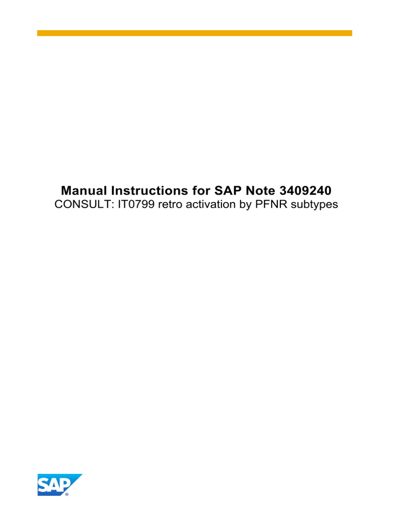 Manual Instruction For SAP Note 3409240 | PDF | Computing