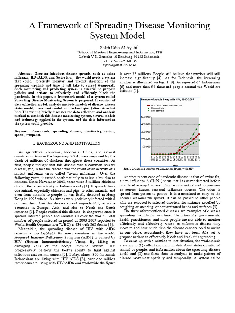 Conference Paper A Framework of Spreading Disease Monitoring System Model | Download Free PDF ...