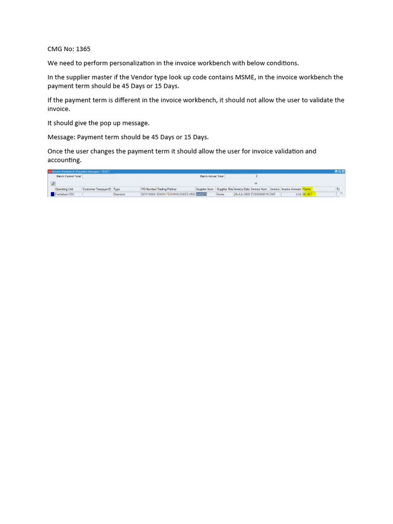 CMG No-1365 - MSMED | PDF