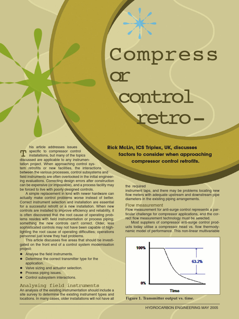 Compressor Control Retrofits | PDF | Flow Measurement | Valve