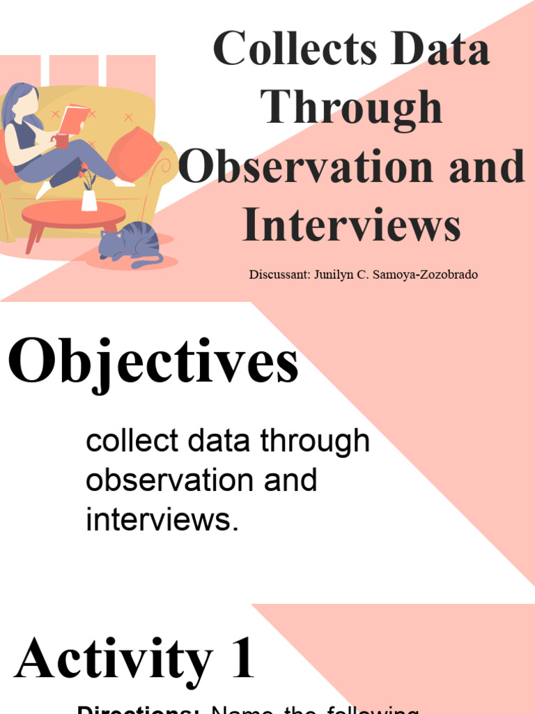 Q2 Lesson 2 | PDF | Observation | Interview